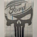 Ford Punisher Skull Decal - Etsy