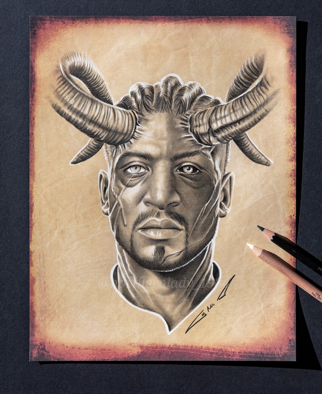 Baldur Gate 3 Art Print - Wyll Ravengard Portrait - Etsy