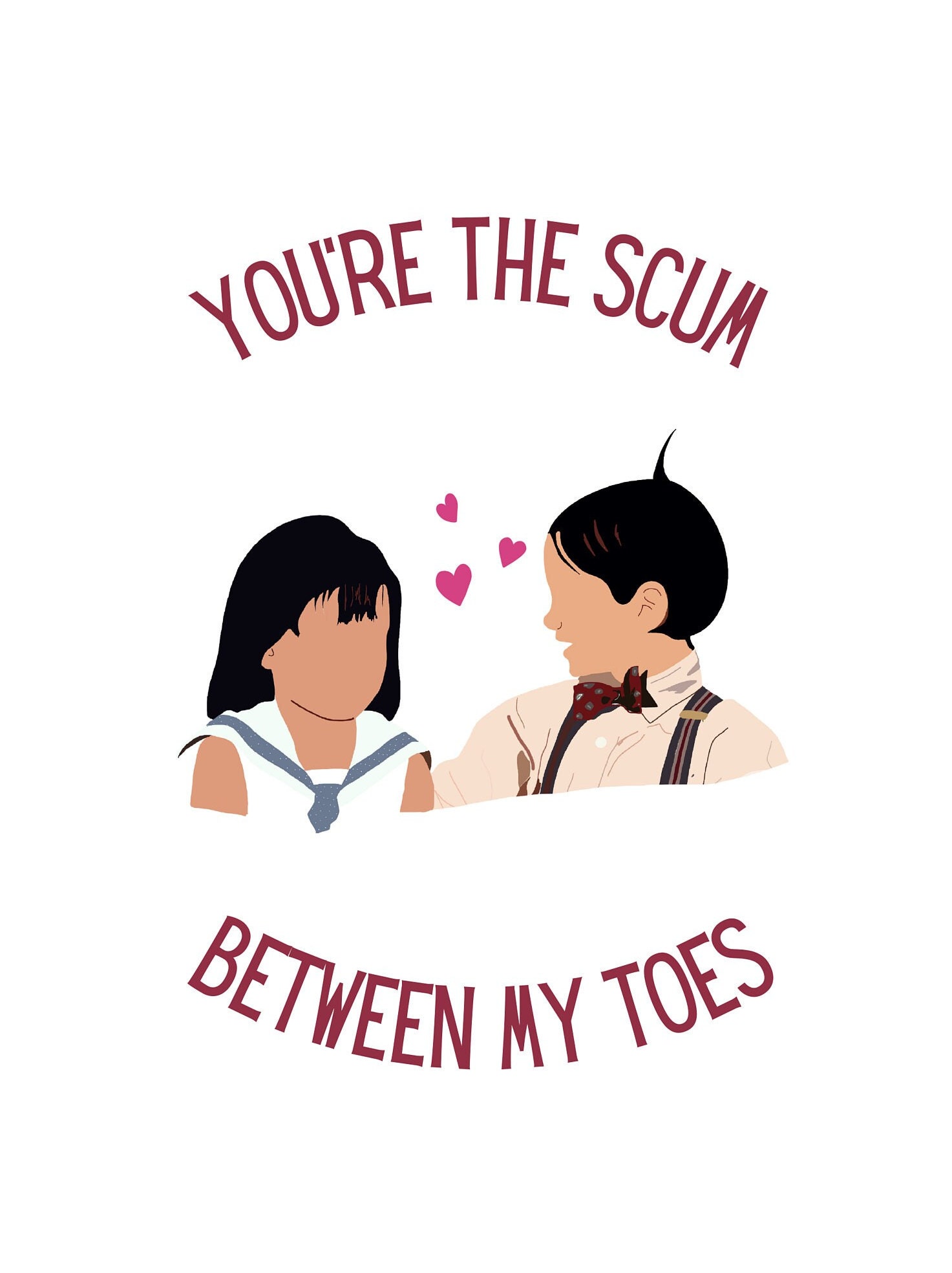 Little Rascals Alfalfa and Darla Valentine's Day Card - Etsy