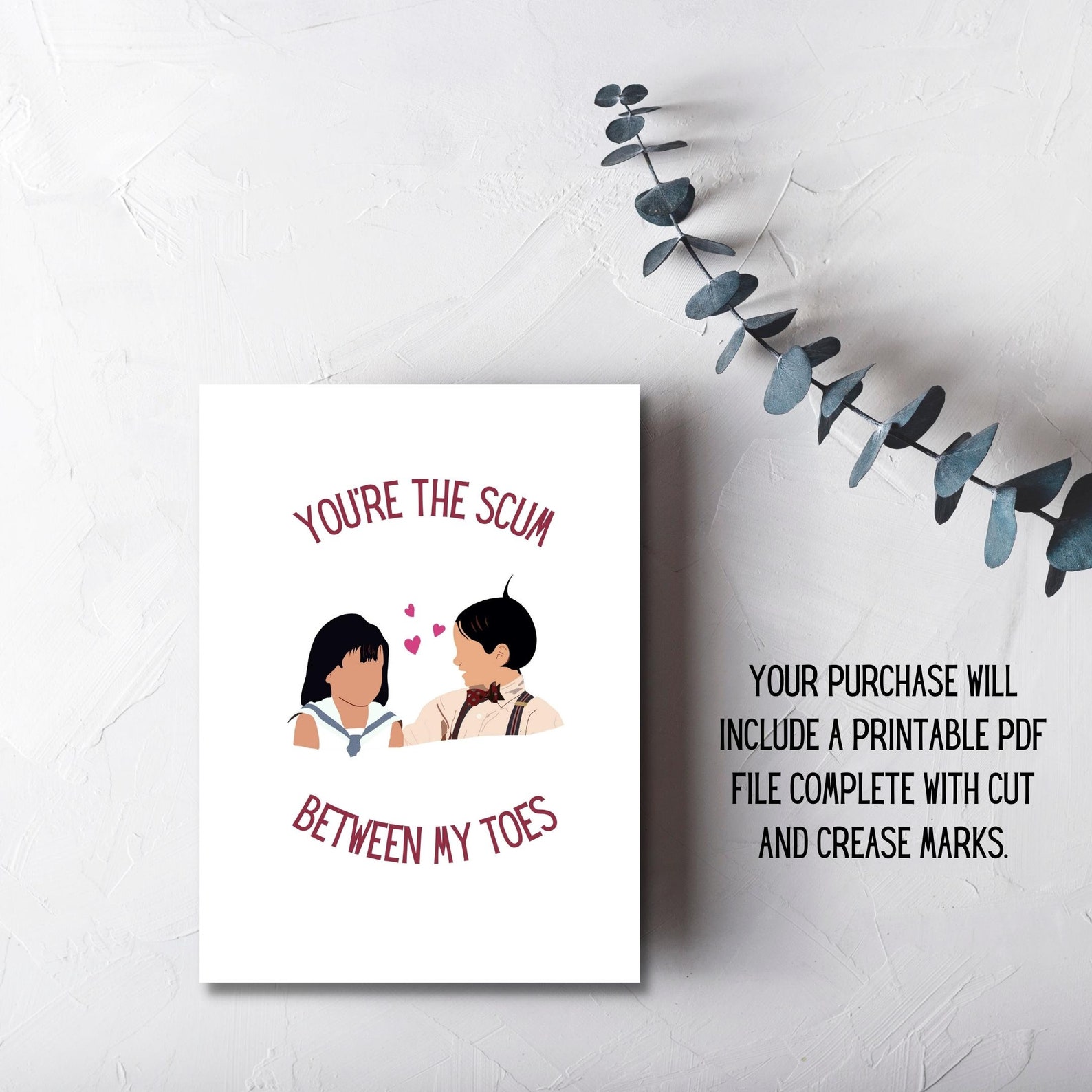 Little Rascals Alfalfa and Darla Valentine's Day Card - Etsy