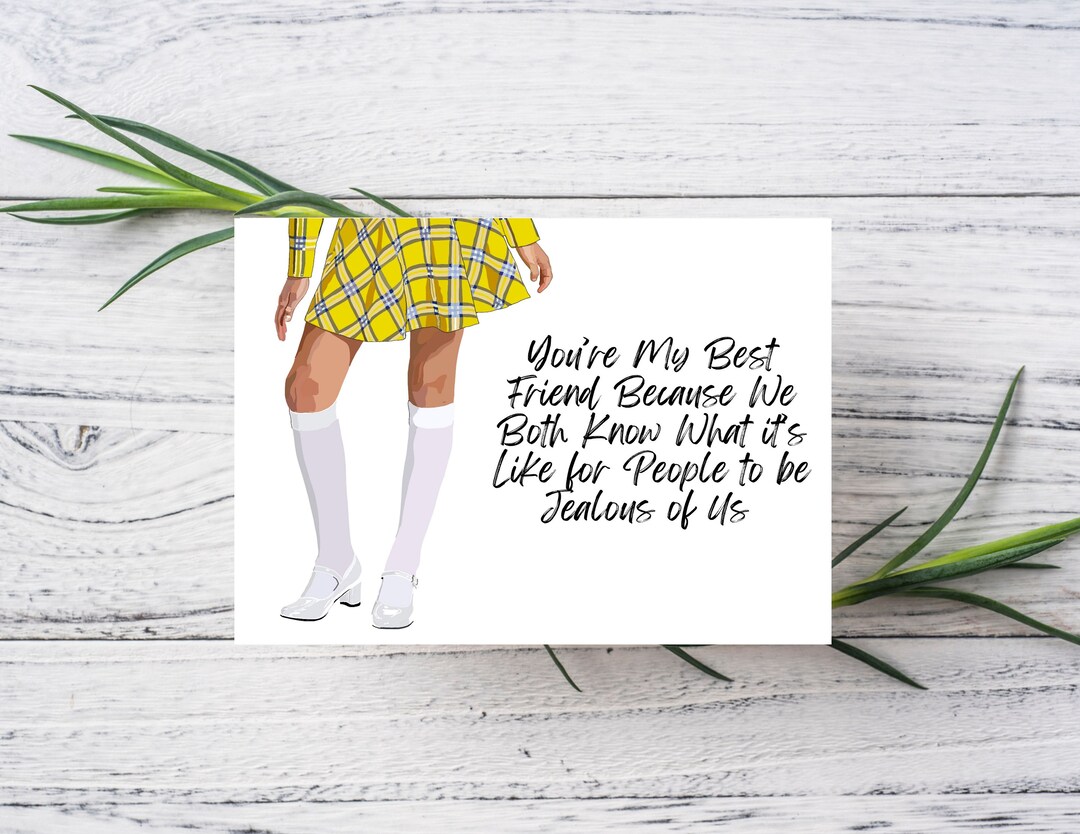 Clueless - BFF Card - Etsy