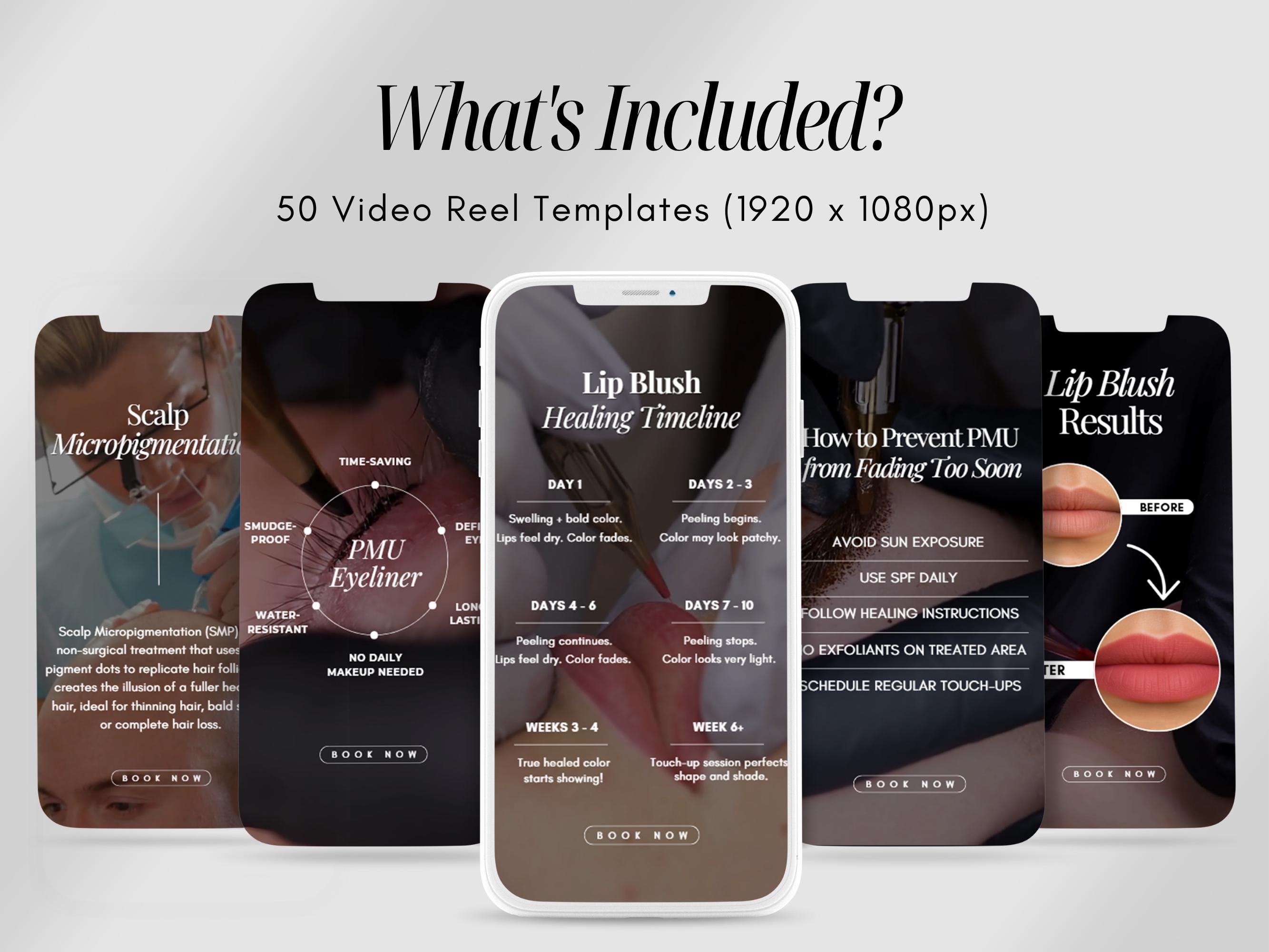 50 Permanent Makeup Instagram Reels | PMU Reels | PMU Instagram Posts ...