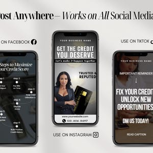 30 Credit Repair Instagram Reels | Credit Repair Instagram Templates ...