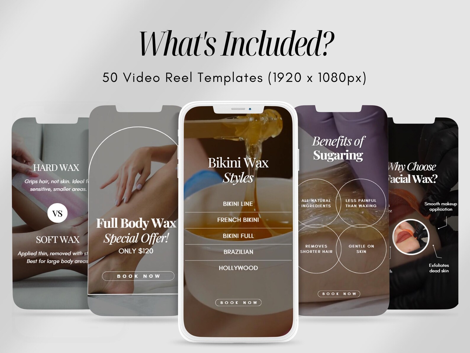 50 Waxing Instagram Reels | Waxing Reels | Waxing Instagram Templates ...