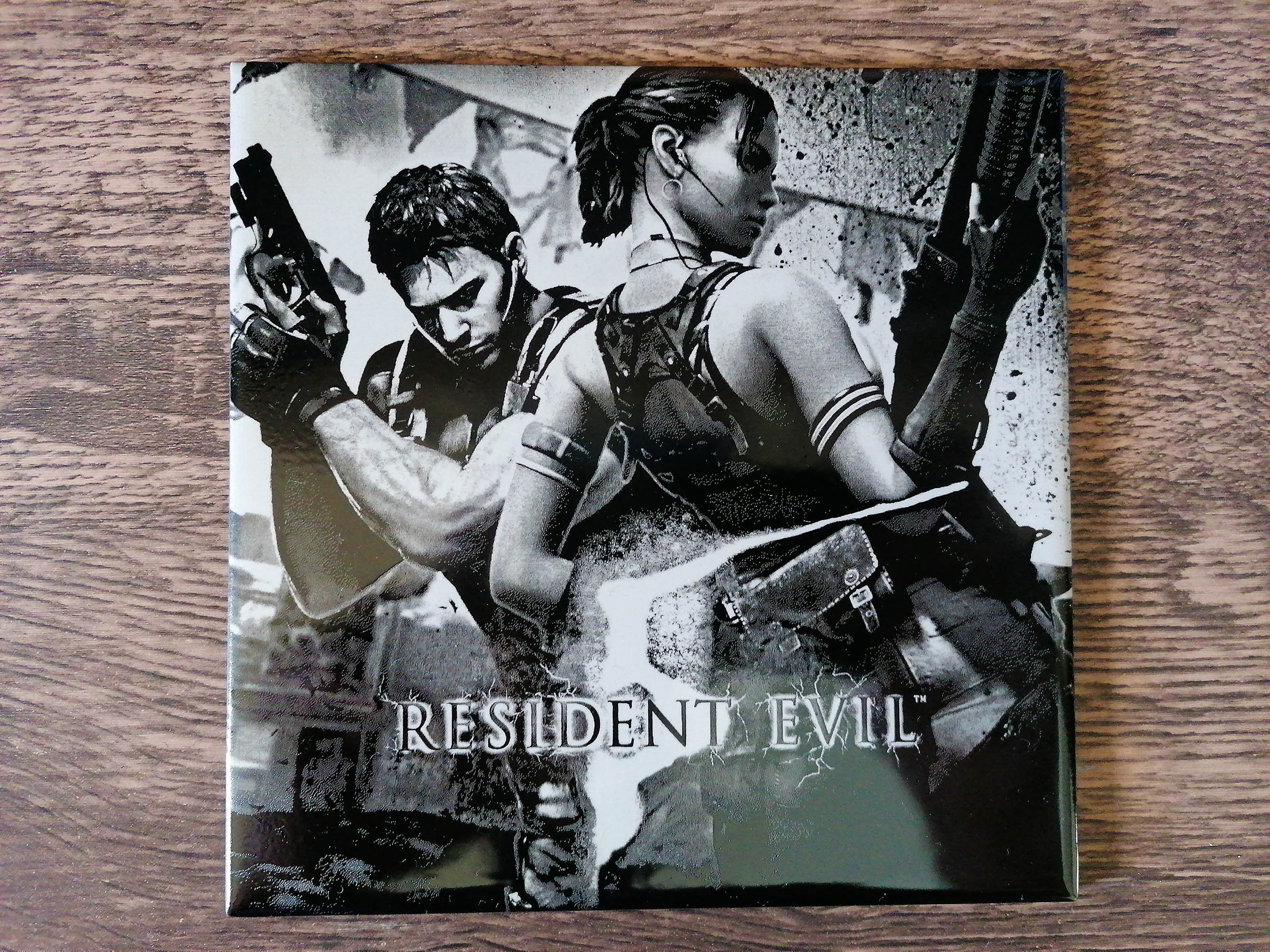 Resident Evil 5 Chris & Sheva Cover Art Laser Engraved Tile - Etsy
