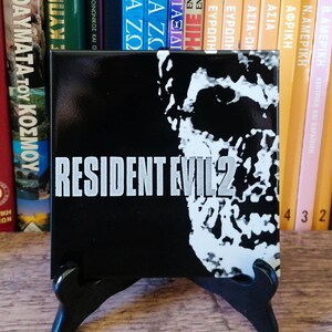 Resident Evil 2 European Cover Art Laser Engraved Tile - Video Game ...