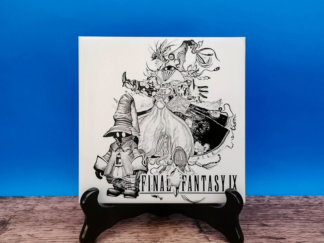 Final Fantasy IX Vivi Laser Engraved Tile - Yoshitaka Amano Artwork ...