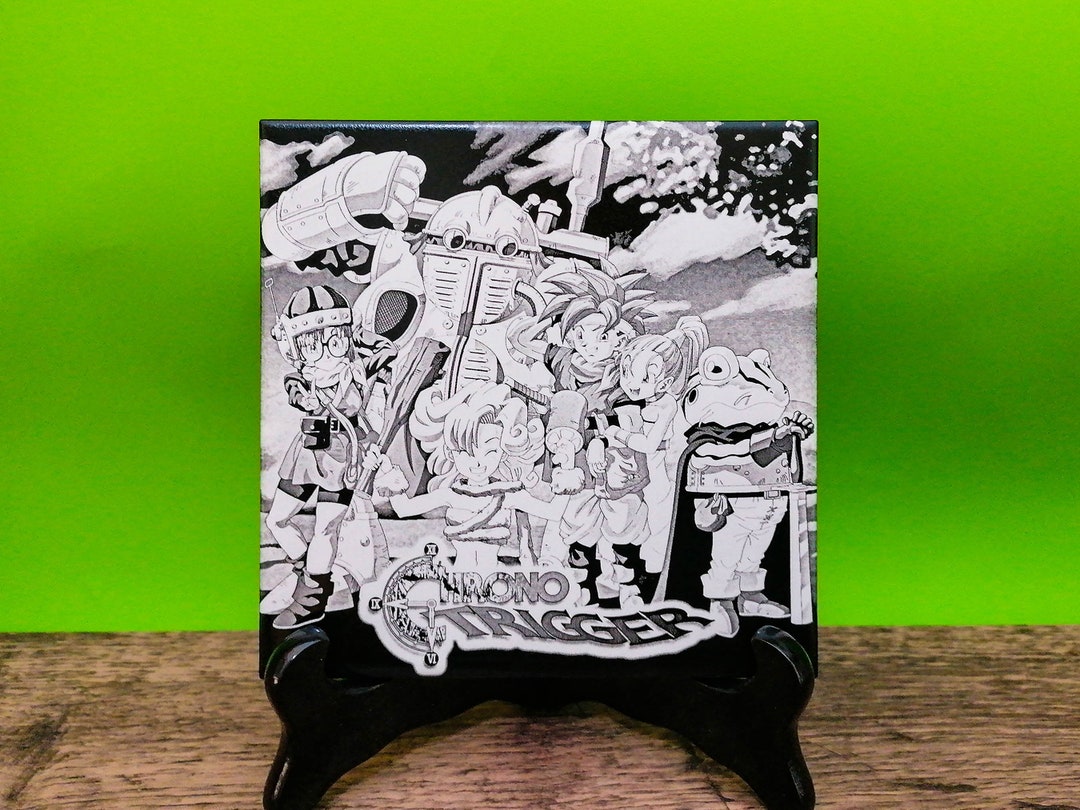 Chrono Trigger Crono and Friends Laser Engraved Tile - Video Game ...