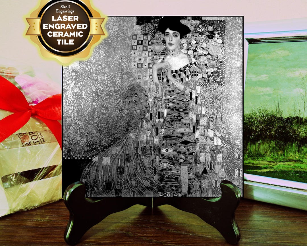 Portrait of Adele Bloch-bauer I by Gustav Klimt Surreal Painting Laser ...