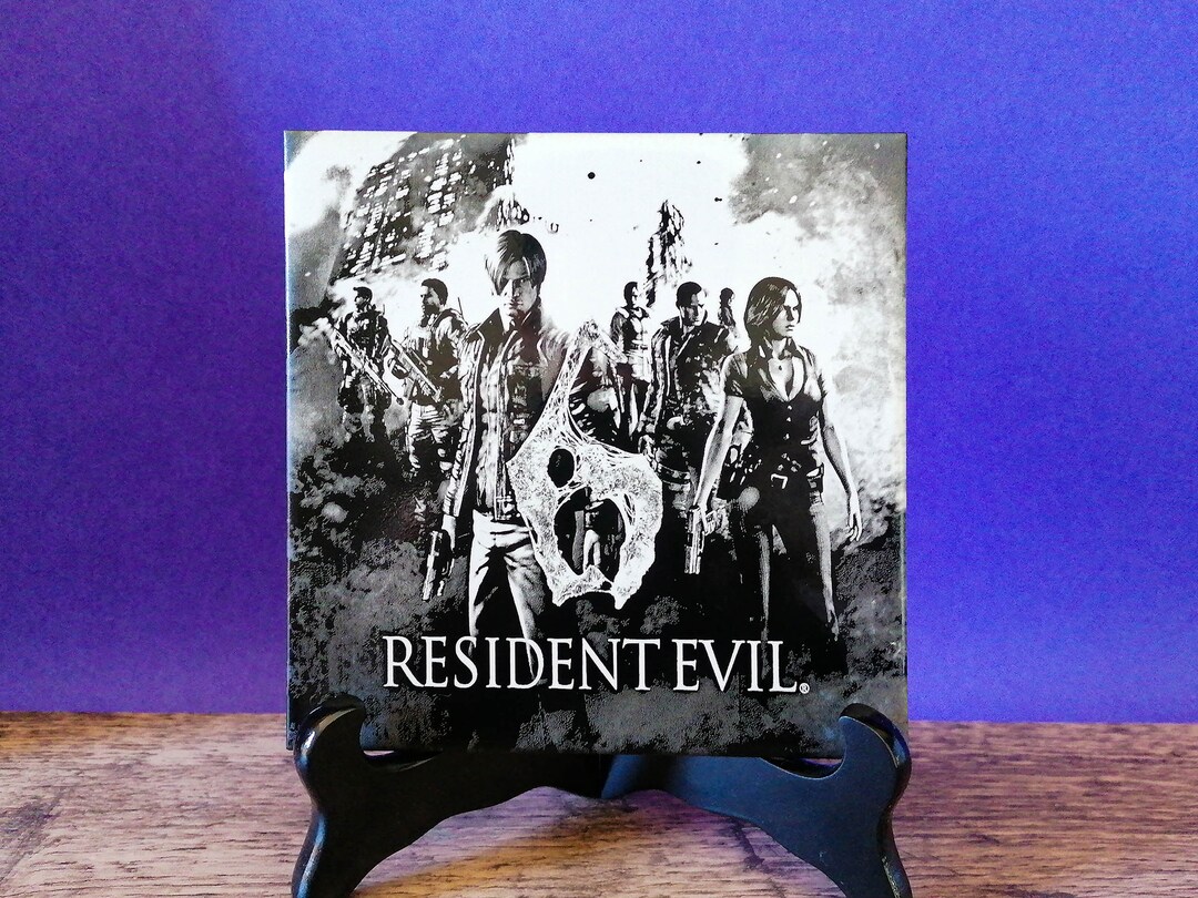 Resident Evil 6 Cover Art Laser Engraved Tile - Video Game Artwork ...