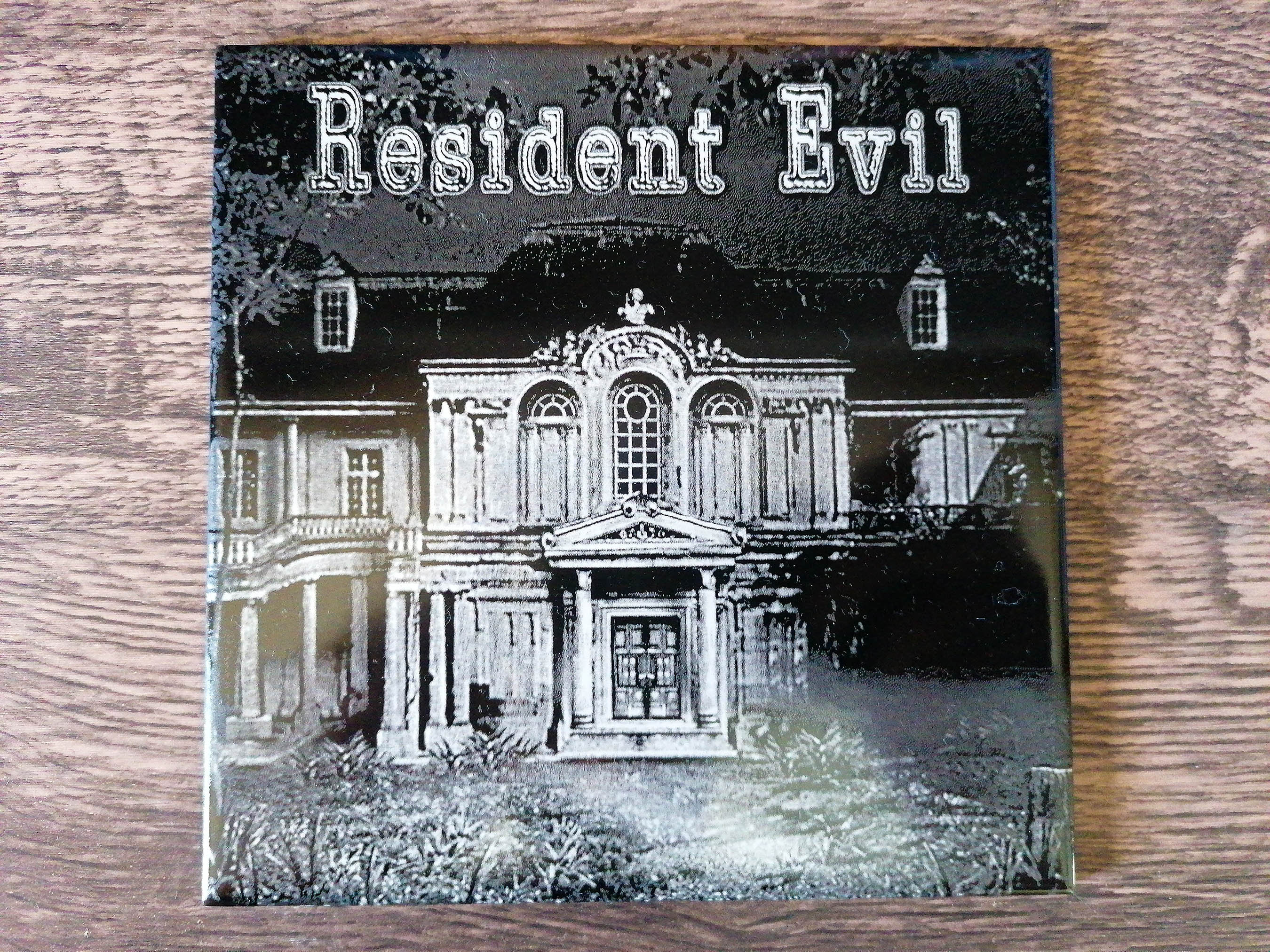 Resident Evil Spencer Mansion Laser Engraved Tile - Video Game Artwork ...