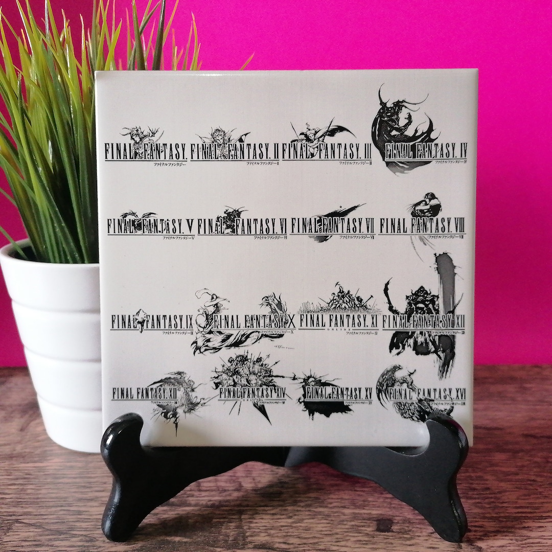 Final Fantasy Logos Laser Engraved Tile - Etsy