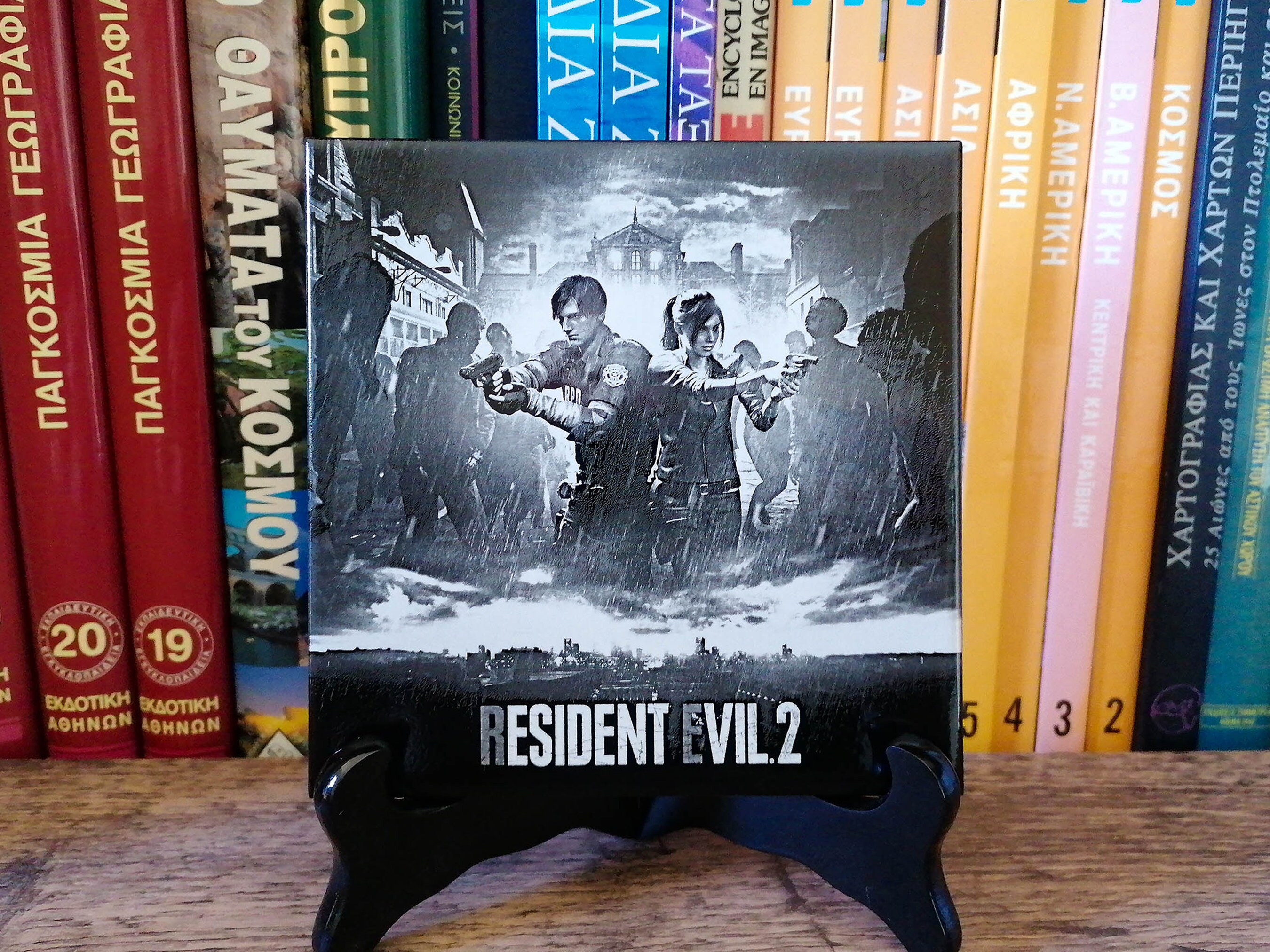 Resident Evil 2 Remake Cover Art Laser Engraved Tile Video - Etsy