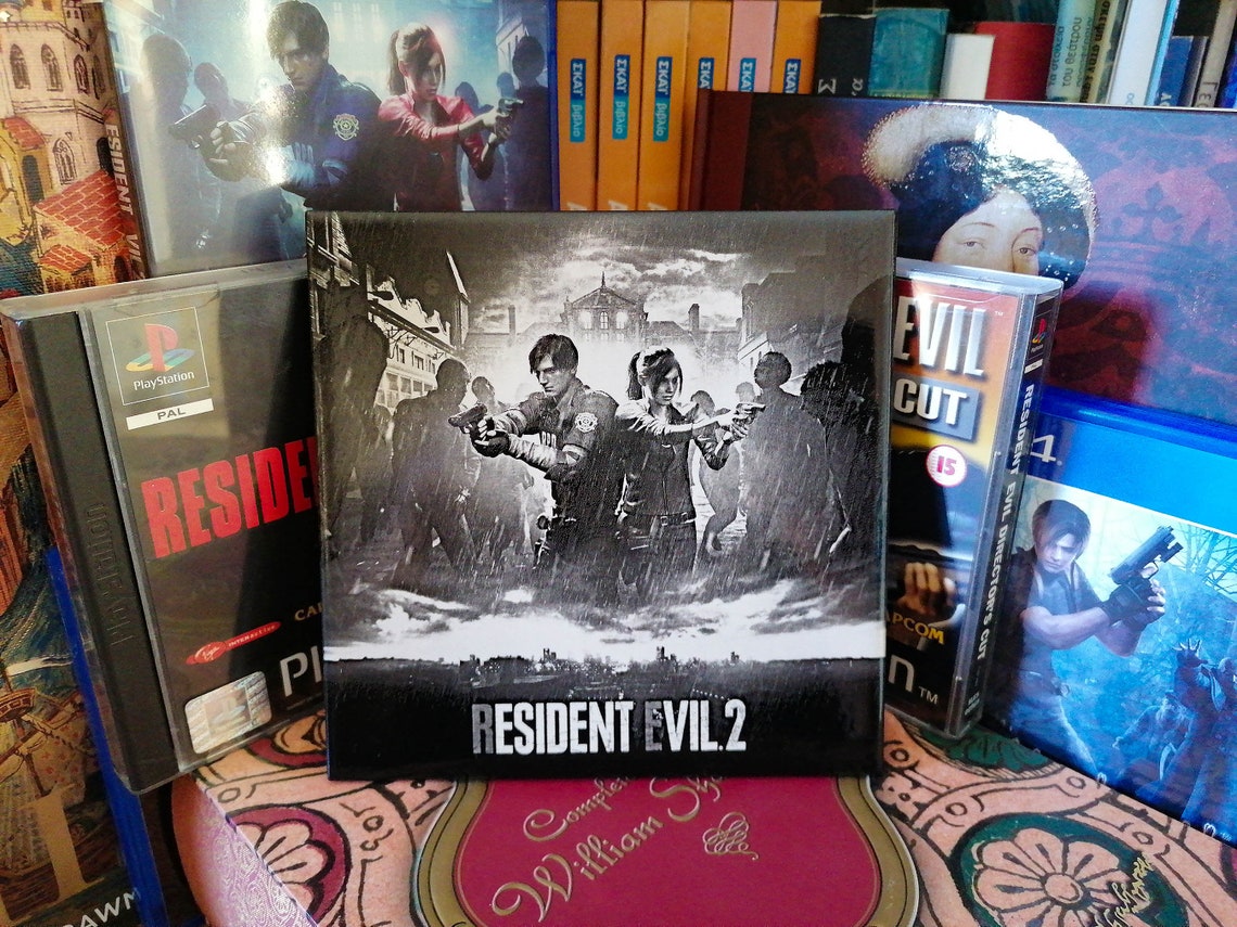 Resident Evil 2 Remake Cover Art Laser Engraved Tile Video - Etsy