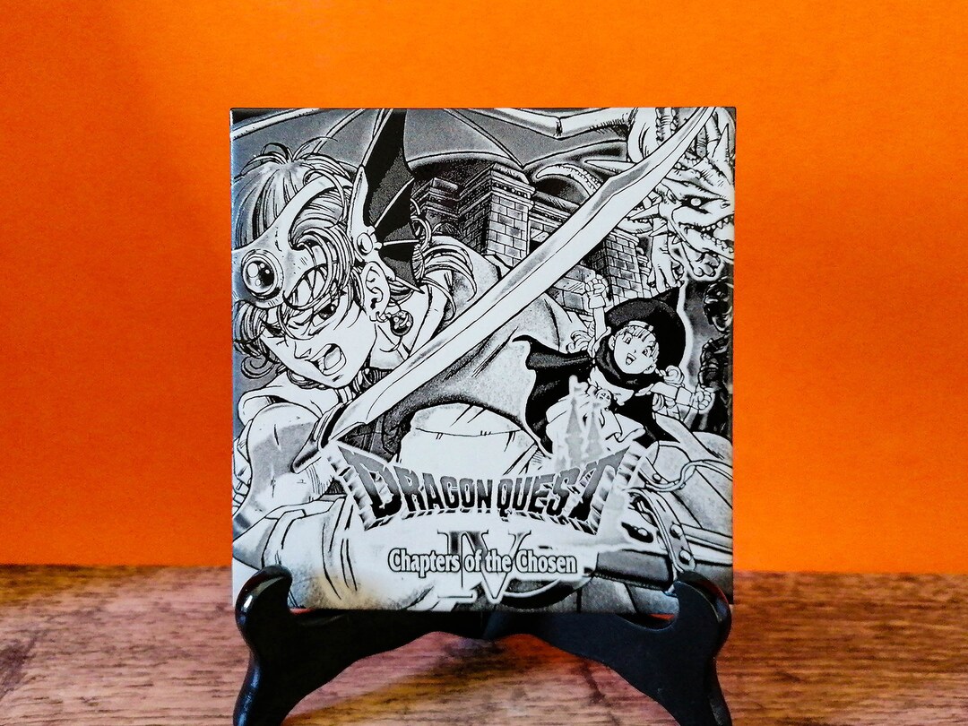 Dragon Quest Iv Hero And Alena Fighting Laser Engraved Tile Etsy 5298