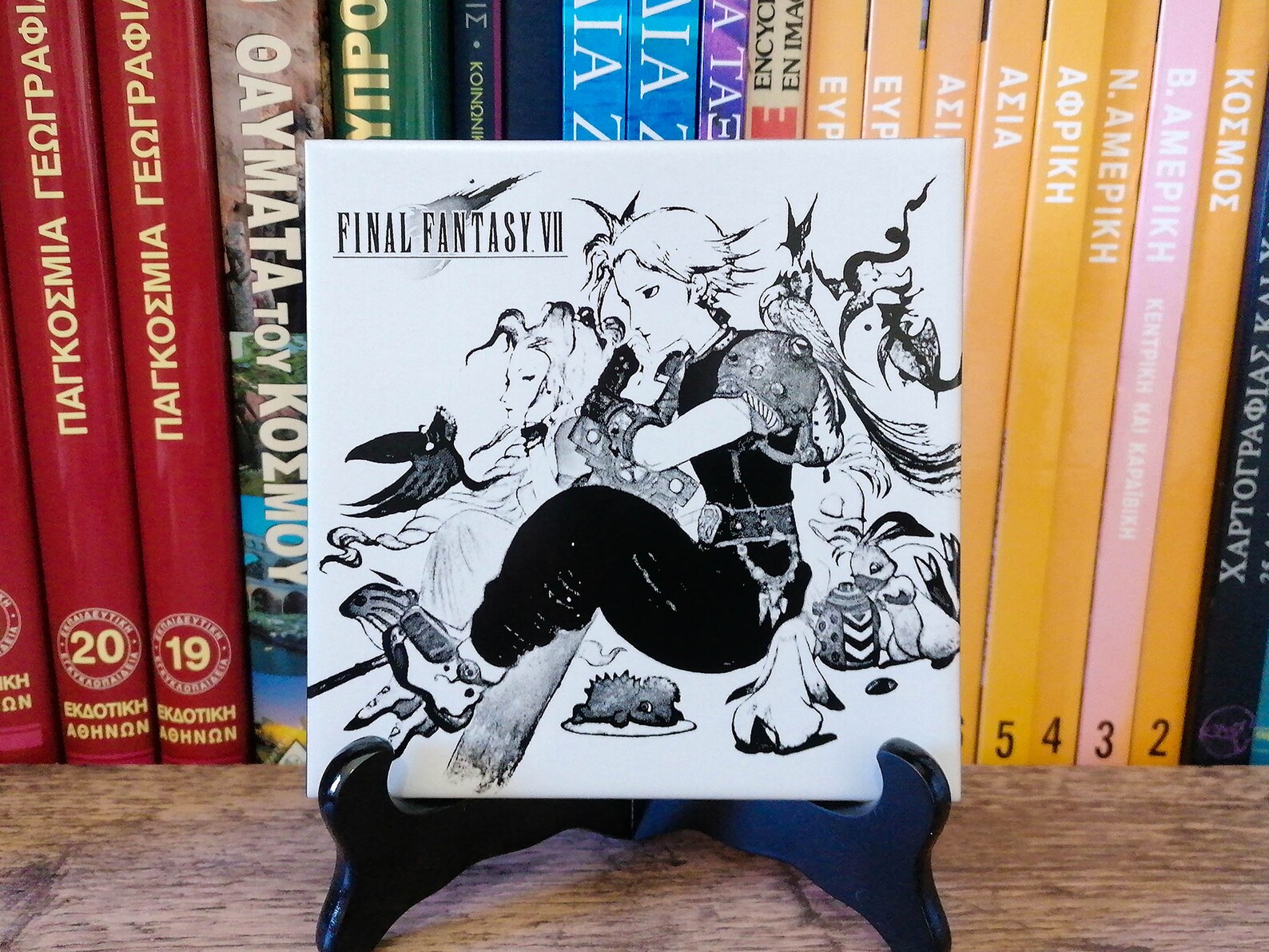 Final Fantasy VII Cloud and Aerith / Aeris Talking Laser Engraved Tile ...