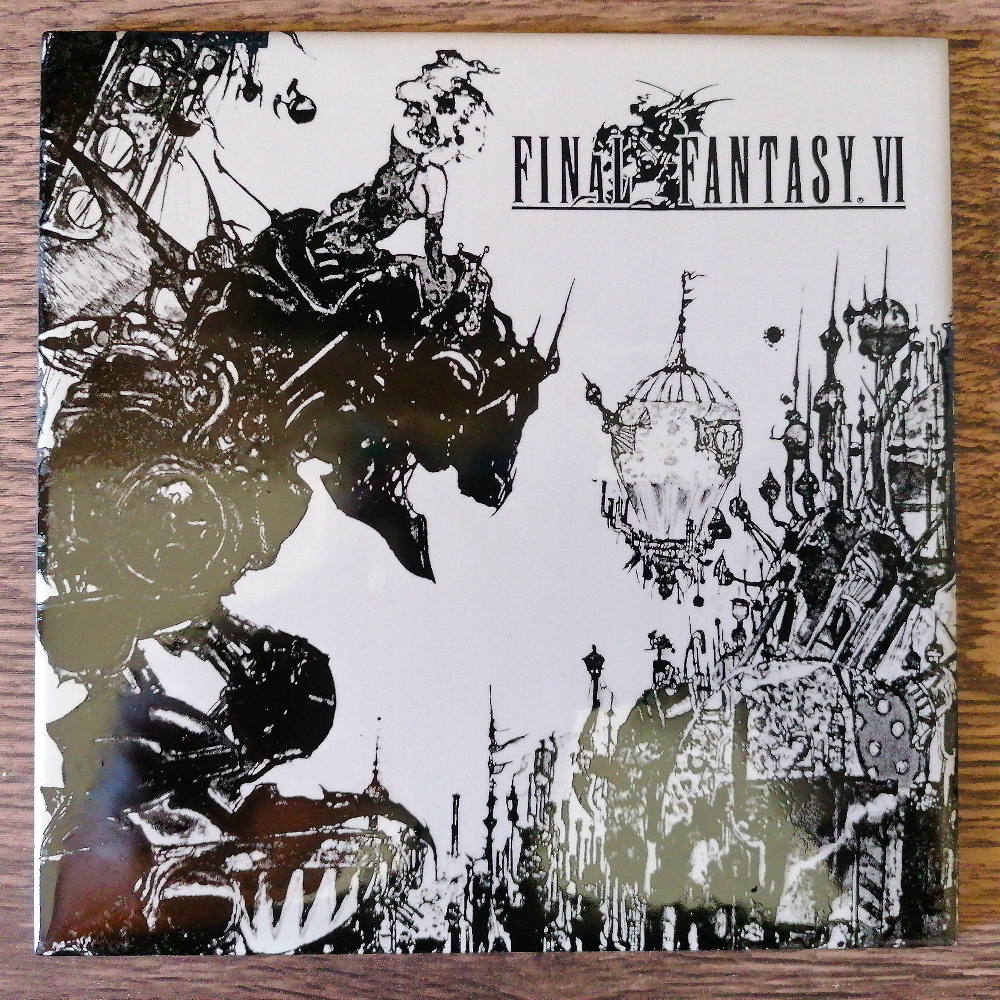 Final Fantasy VI Laser Engraved Tile Yoshitaka Amano Cover - Etsy