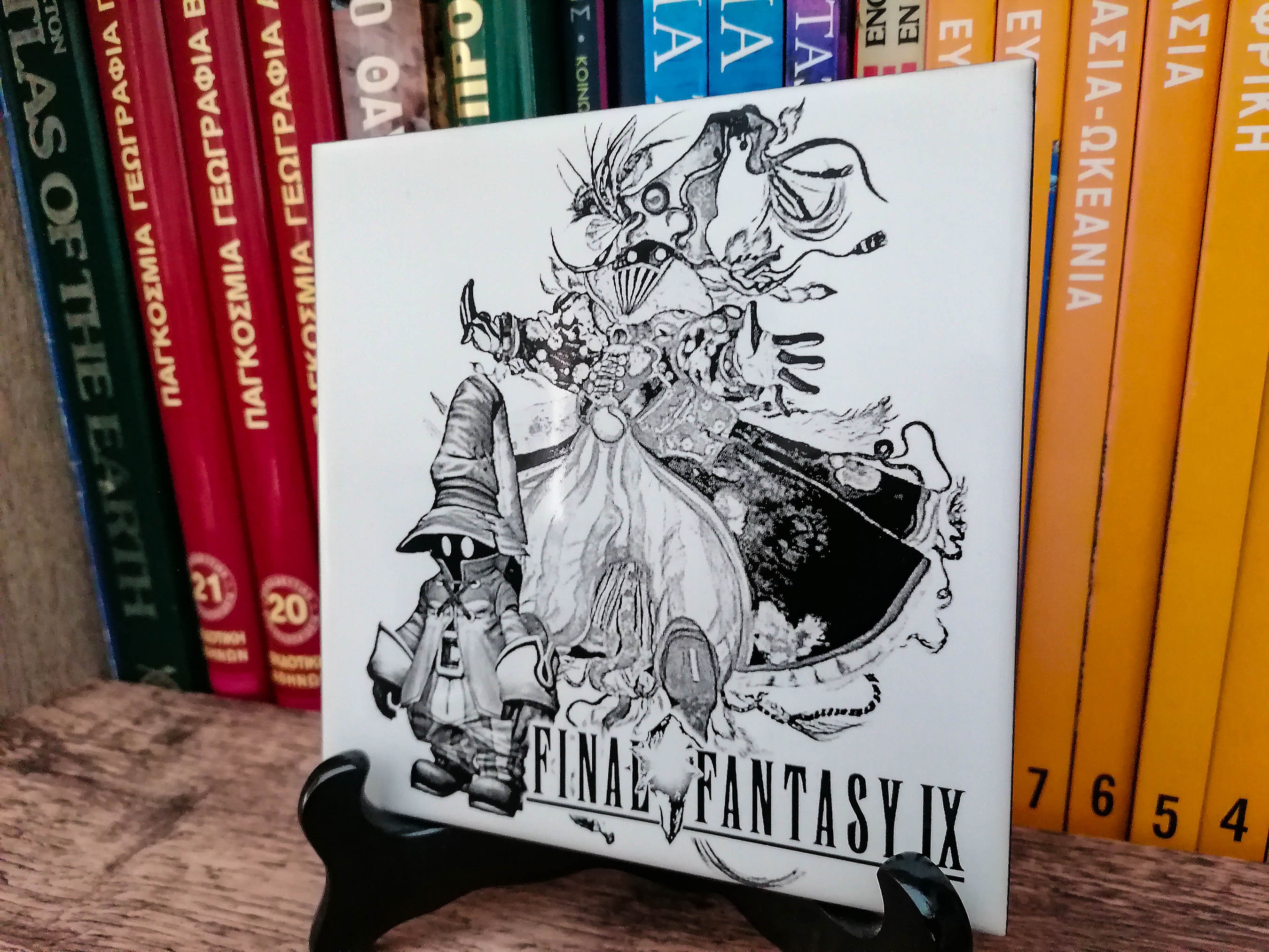 Final Fantasy IX Vivi Laser Engraved Tile - Yoshitaka Amano Artwork ...