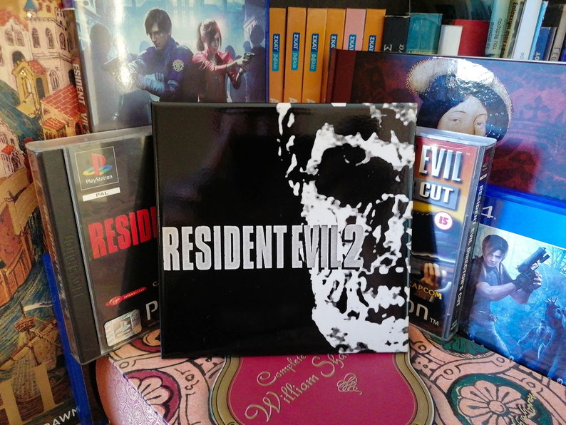 Resident Evil 2 European Cover Art Laser Engraved Tile Video - Etsy