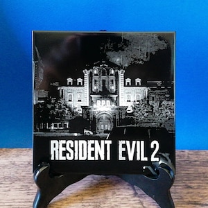 Resident Evil 2 R.P.D Laser Engraved Tile - Video Game Artwork - Laser ...