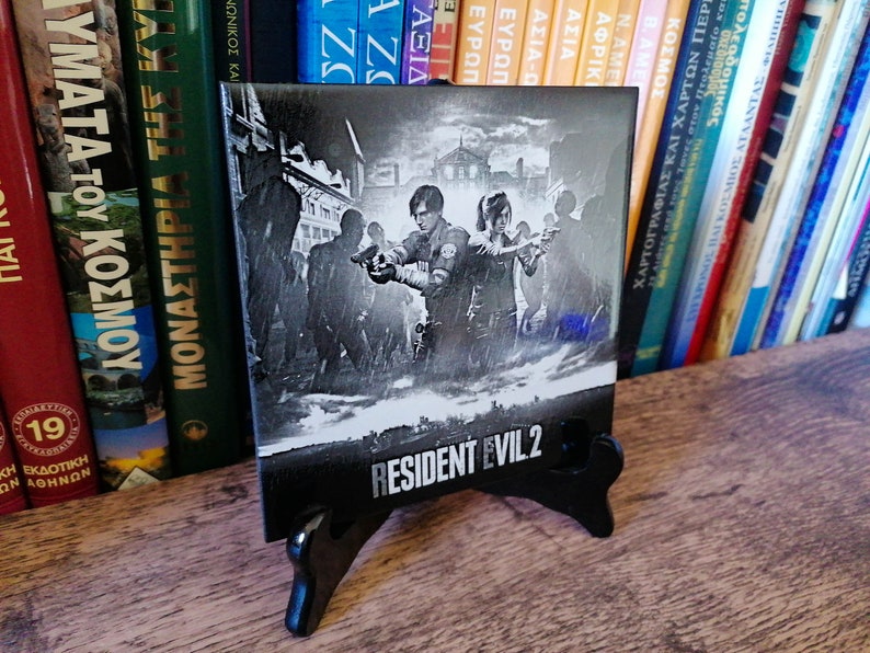 Resident Evil 2 Remake Cover Art Laser Engraved Tile Video - Etsy
