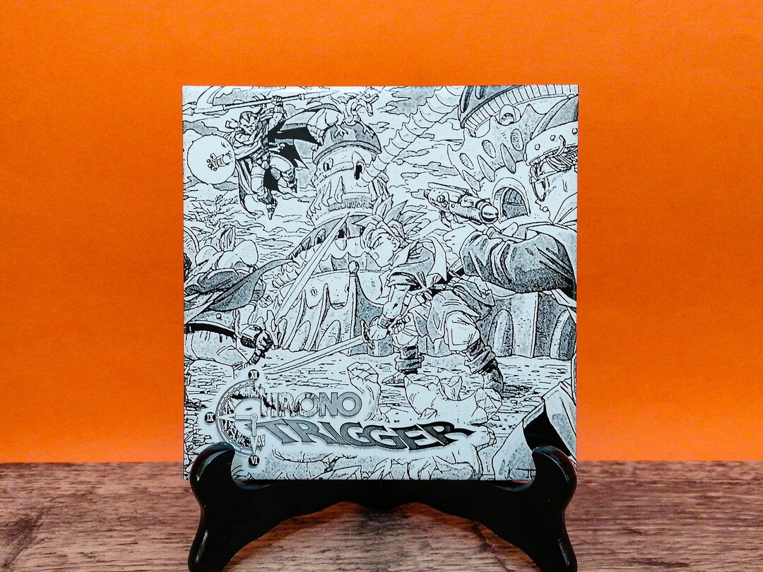 Chrono Trigger Fighting Magus Laser Engraved Tile - Video Game Artwork ...