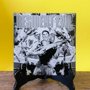 Resident Evil 1 Cover Art Laser Engraved Tile - Video Game Artwork ...