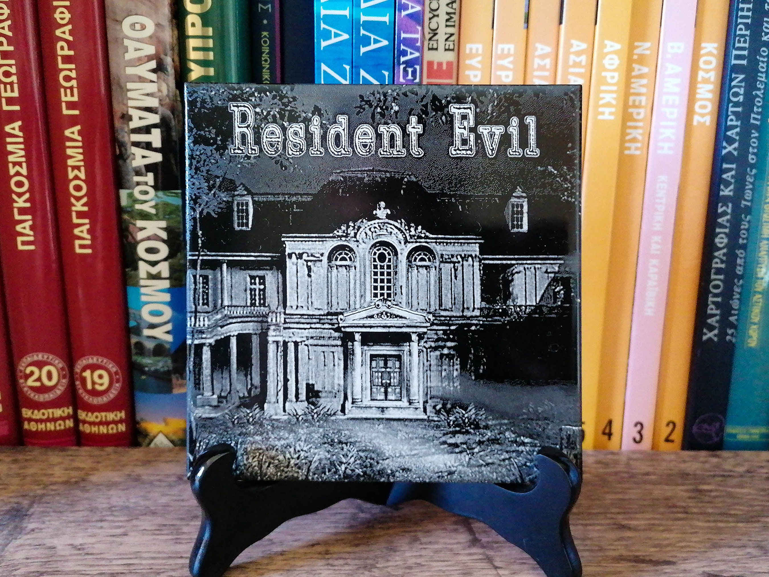 Resident Evil Spencer Mansion Laser Engraved Tile - Video Game Artwork ...