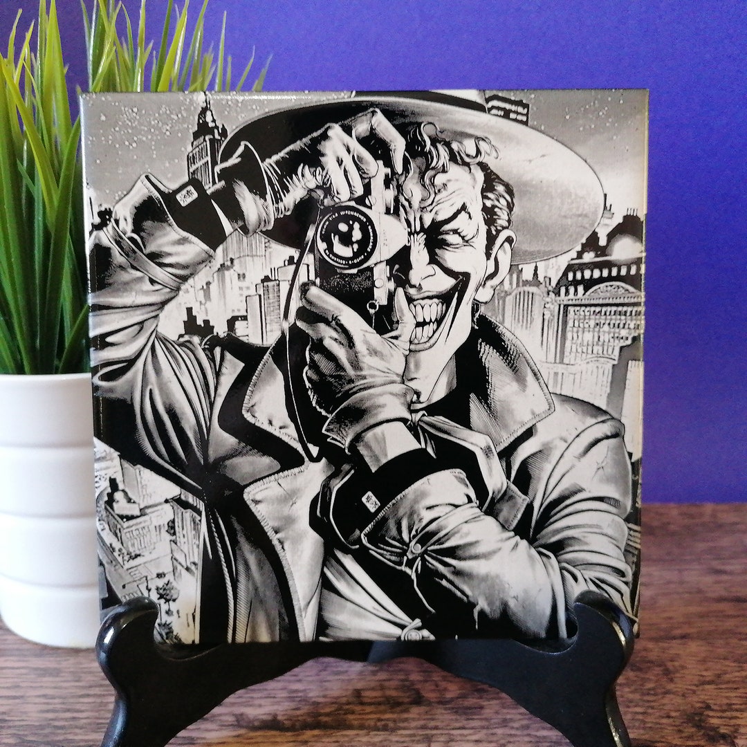 The Joker Laser Engraved Tile Batman: the Killing Joke - Etsy