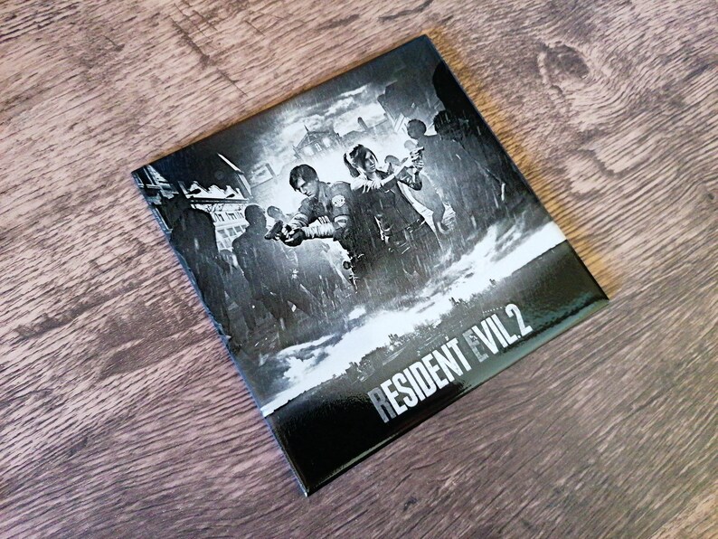 Resident Evil 2 Remake Cover Art Laser Engraved Tile Video - Etsy