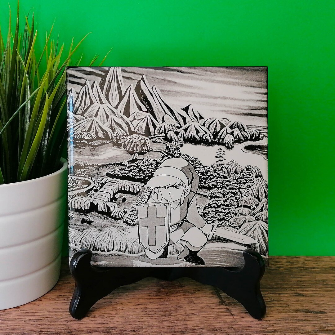The Legend of Zelda NES Laser Engraved Tile - Etsy