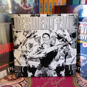 Resident Evil 1 Cover Art Laser Engraved Tile - Video Game Artwork ...