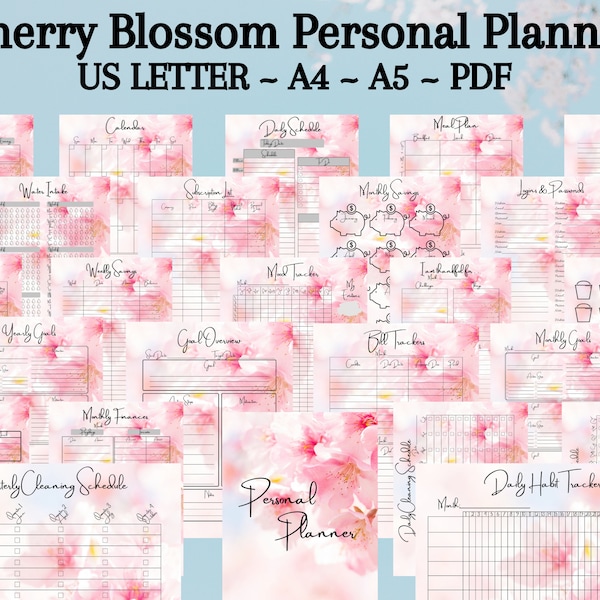 Cherry Blossom Calendar - Etsy
