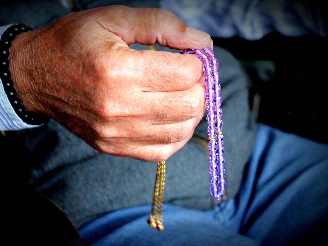 Big Men Jewelry Sale, Alexandrite Stone Islamic Prayer Beads, Tasbih ...