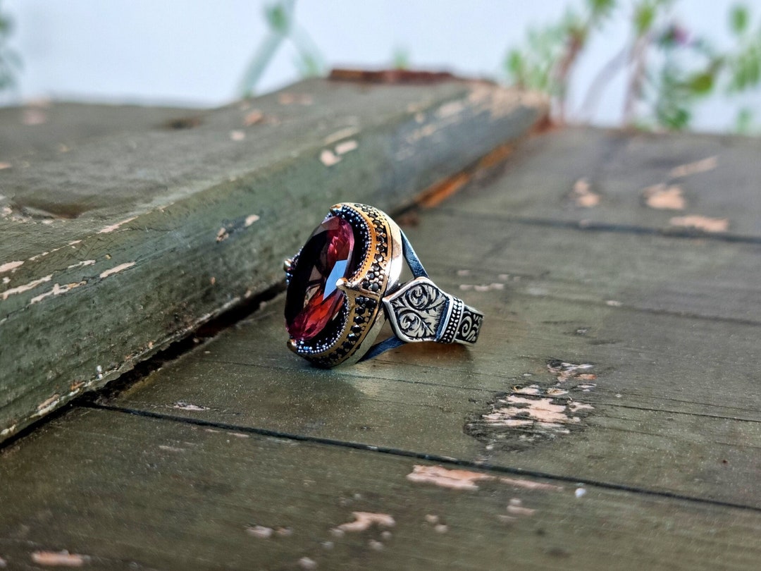 Zultanite Stone Silver Ring, colour-changing Stone, Sultanite Gemstone ...