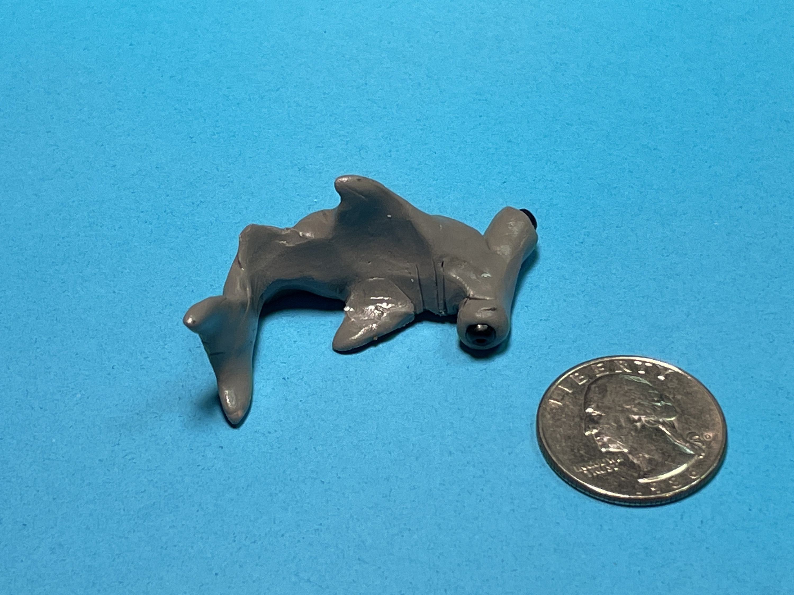 Miniature Polymer Clay Hammmerhead Shark - Etsy