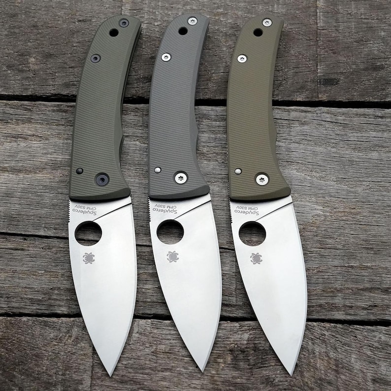Spyderco Bodacious Scales – Aggressive Agent Series - Contoured - Clip ...