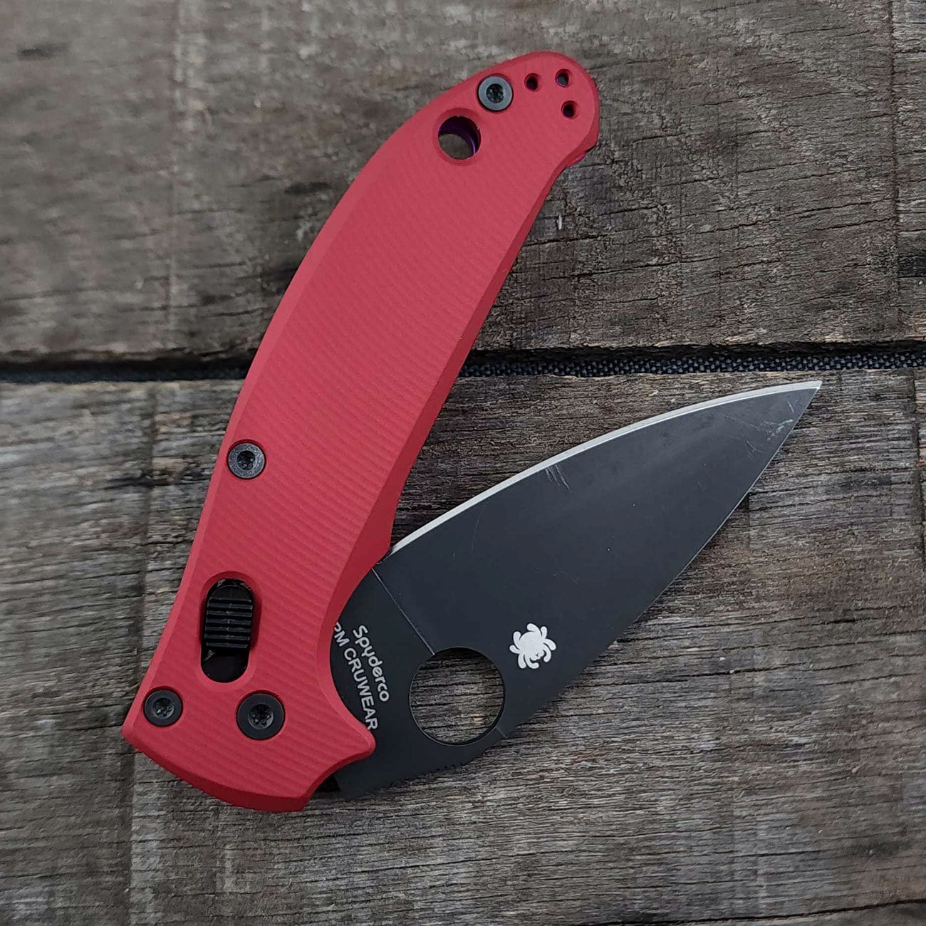 AWT Spyderco Manix 2 Scales Agent Series Linerless Various Anodized ...