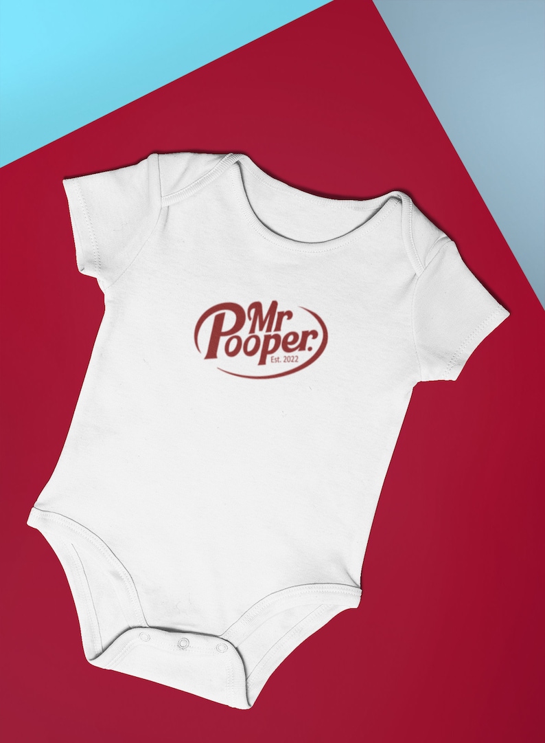 Mr. Pooper Onesie®, Baby Boy Onesie®, Party Pooper, Baby Pooper Body ...