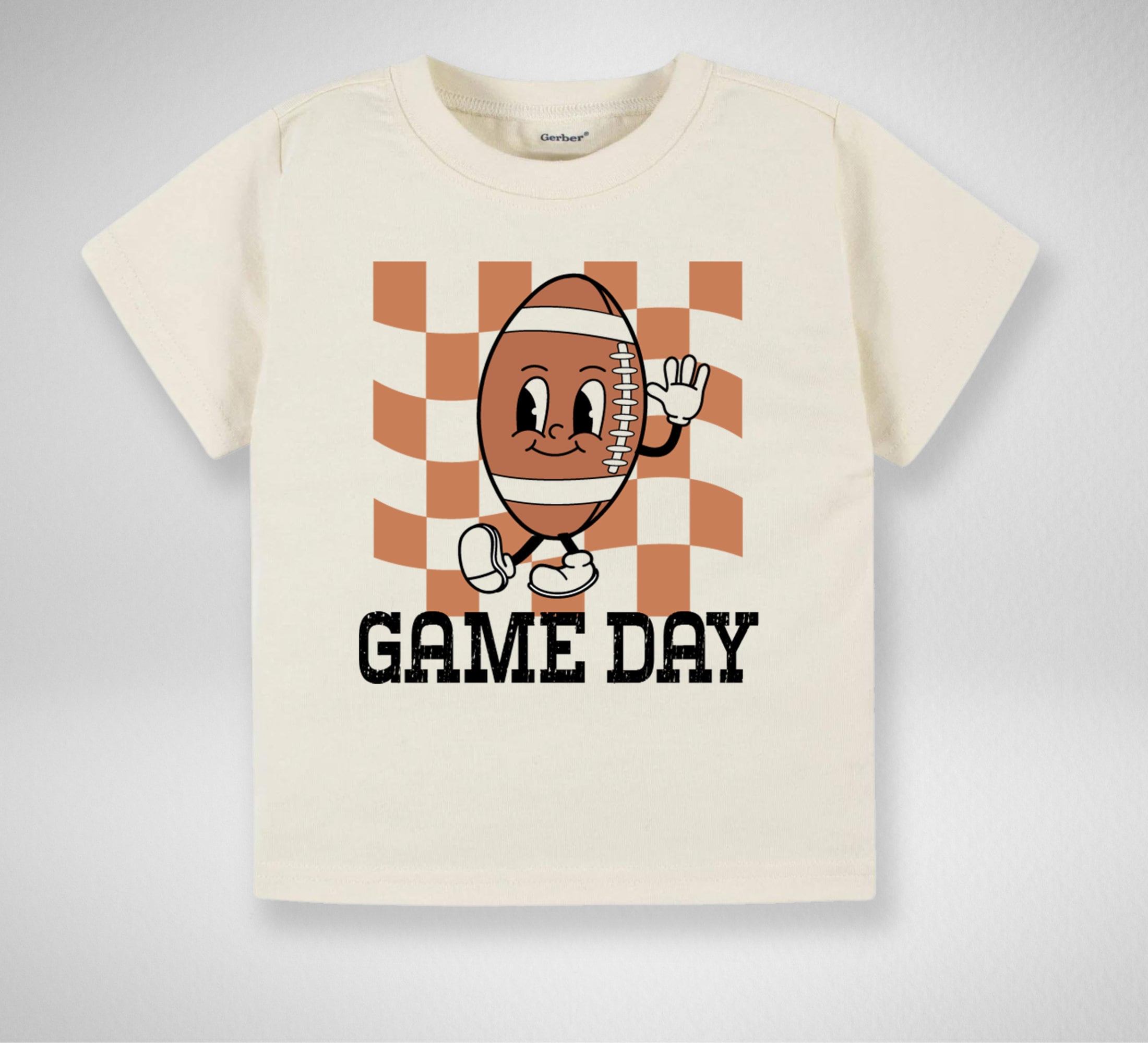 Game Day Toddler Tshirt, Touchdown Season Kids Shirt, Football Natural ...