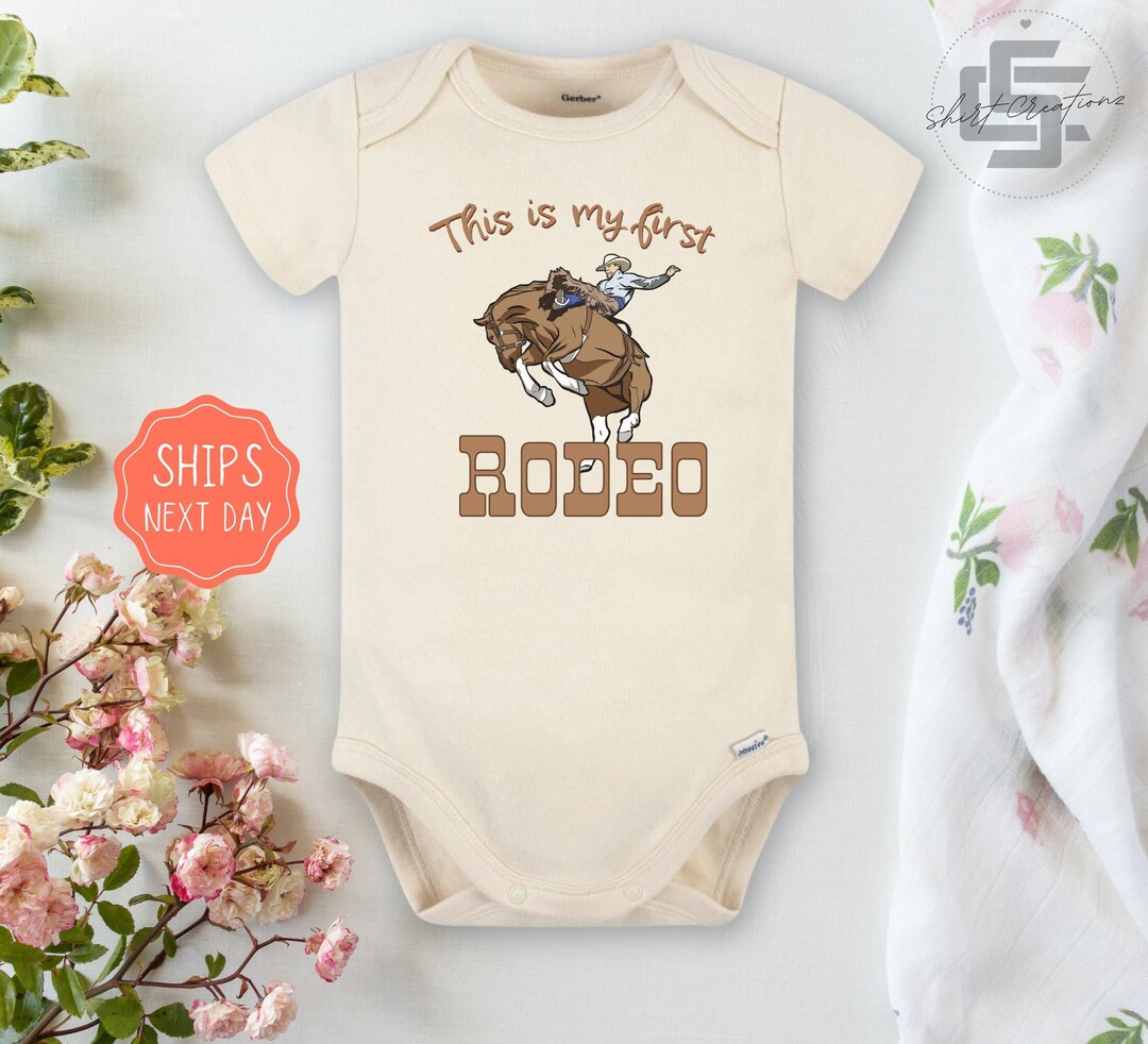 This is My First Rodeo Baby Onesie®, Cowboy Baby Onesie®, Rodeo Baby ...