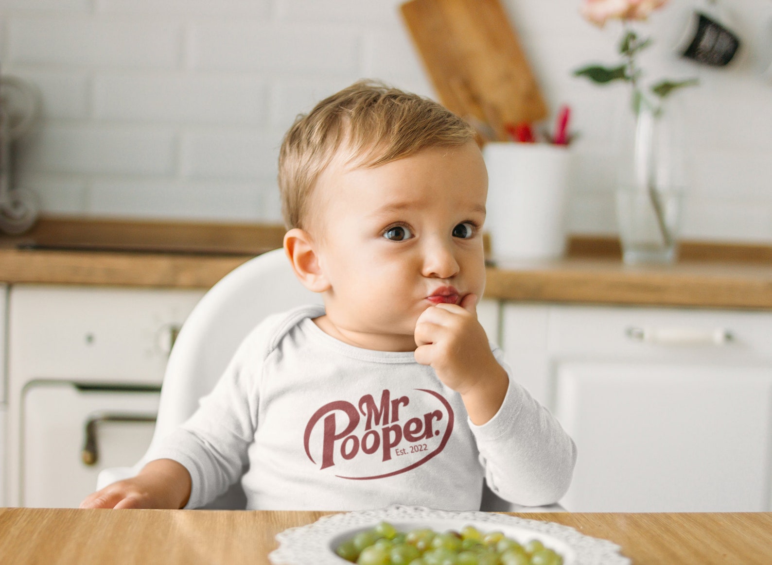 Mr. Pooper Onesie® Baby Boy Onesie® Party Pooper Baby - Etsy