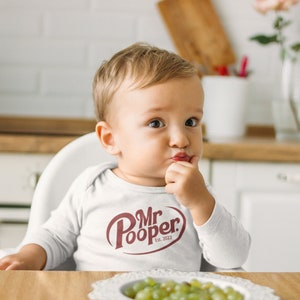 Mr. Pooper Onesie® Baby Boy Onesie® Party Pooper Baby - Etsy