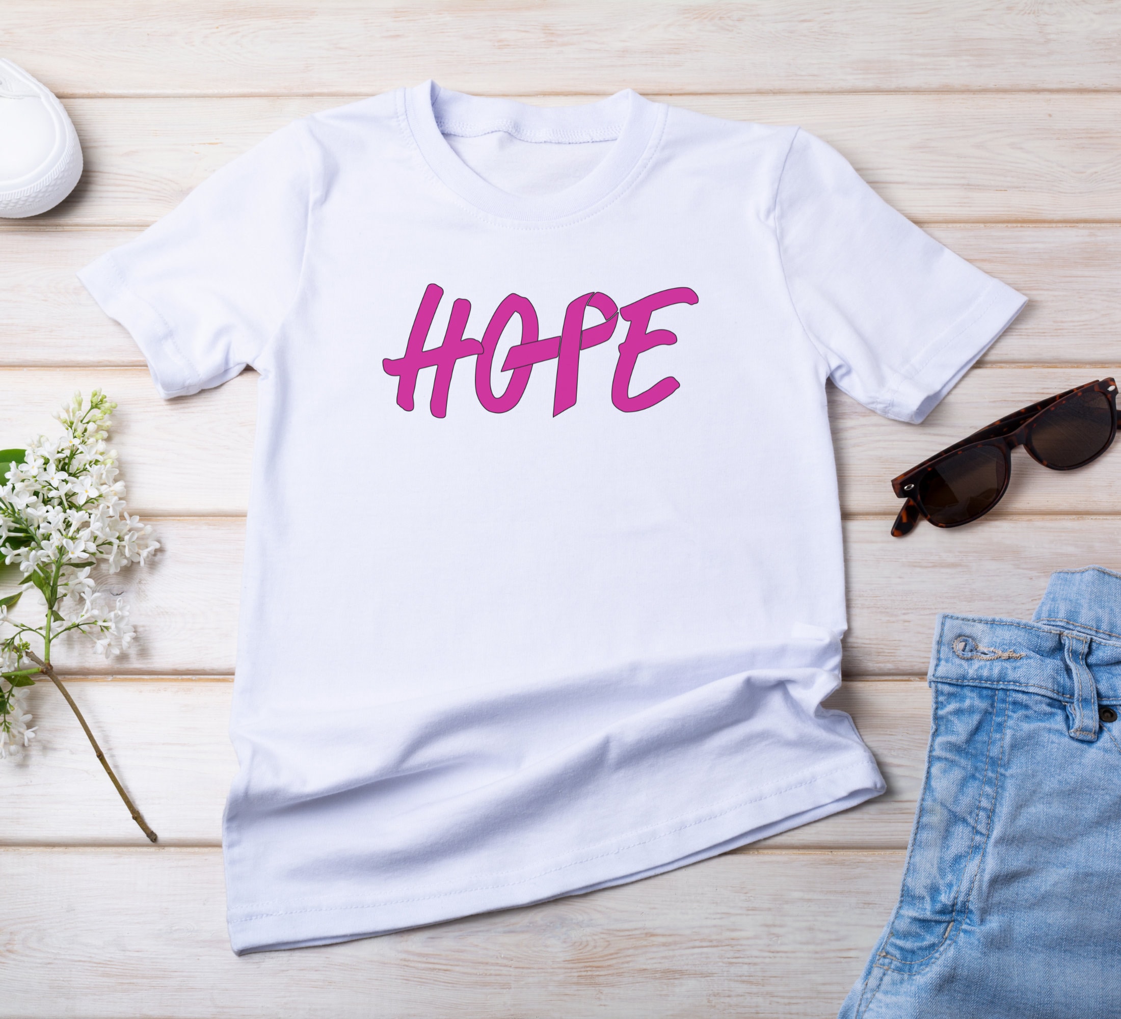 Breast Cancer Awareness Shirt Hope Shirt Support Squad Tee - Etsy