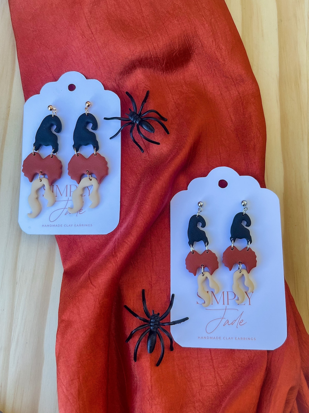 Hocus Pocus Clay Earrings - Etsy