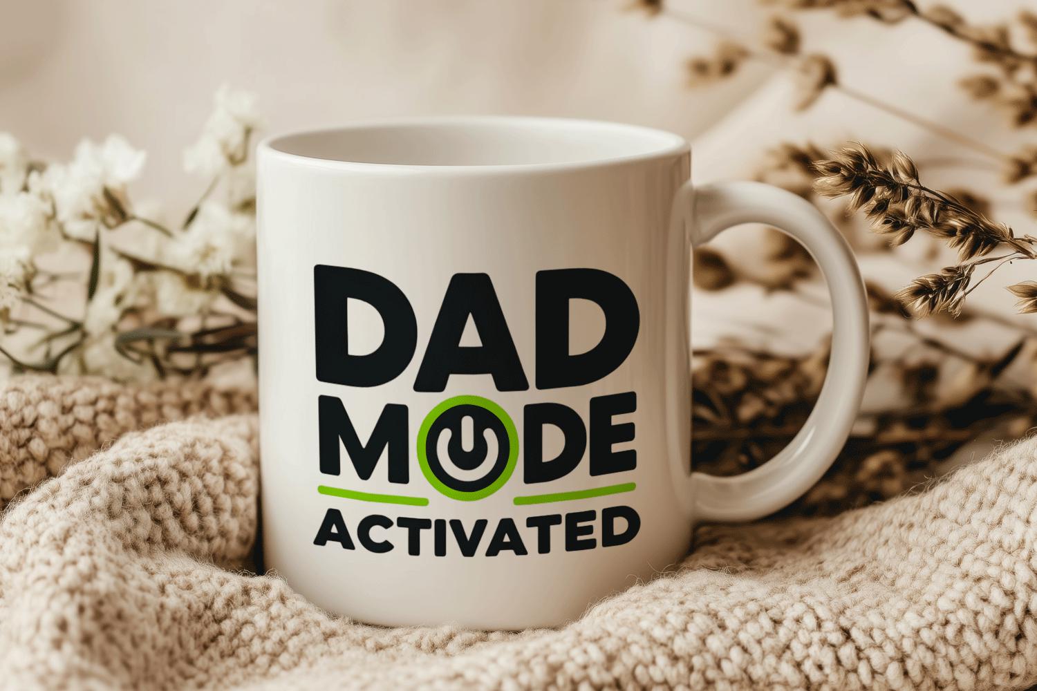 Dad Mode Activated PNG: Father's Day Sublimation Design (digital ...