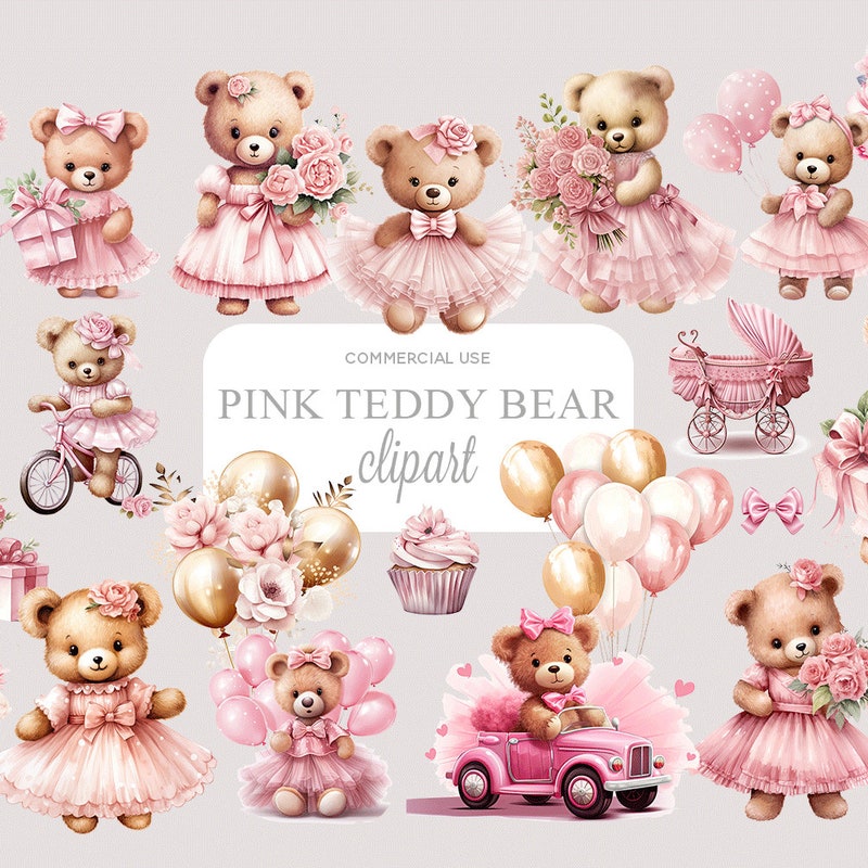 Vintage Ballerina Bear - Etsy