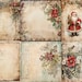 Vintage Watercolor Christmas Papers: Festive Scrapbook Paper (PNG ...