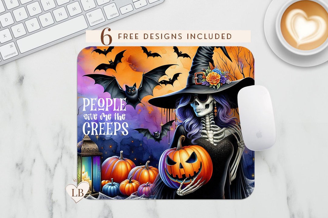 People Give Me the Creeps Mouse Pad Sublimation Design, Printable ...