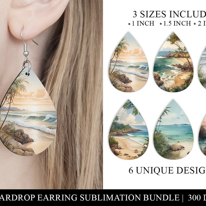 Beach Earrings - Etsy